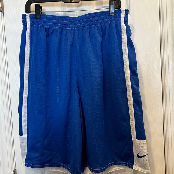 Nike | Shorts | Nike Reversible Basketball Shorts Blue White | Poshmark